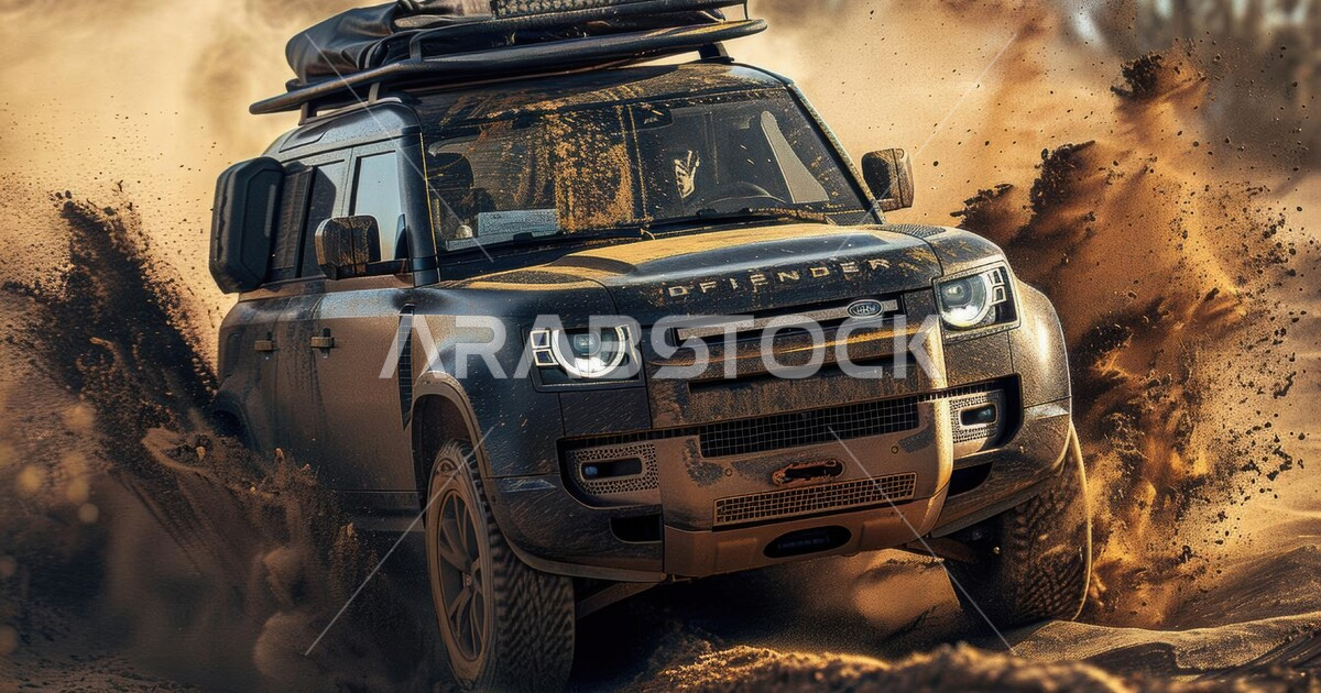 Desert driving entertainment activities, thrilling concept in the world ...