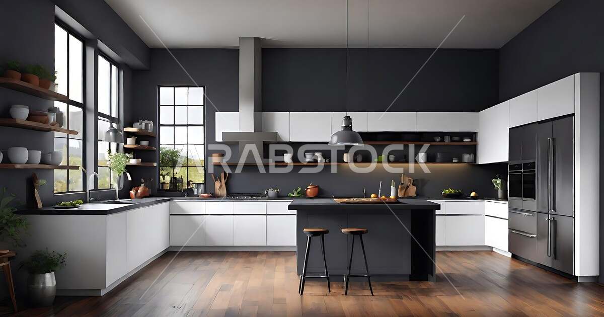 Modern decorations for luxury Arabic kitchens in the Kingdom of Saudi ...