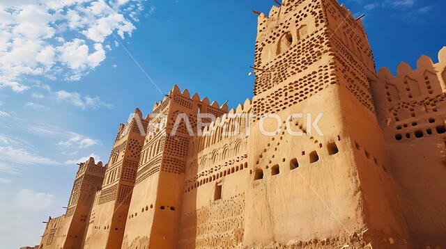 Ancient architectural style of ancient castles, famous tourist ...