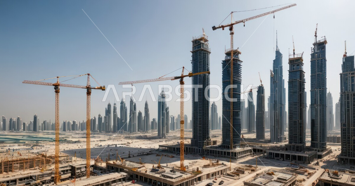 أعمال البناء وصب الخرسانات ووضع الأساسات, تنفيذ مخطط الإعمار وتشكيل ...