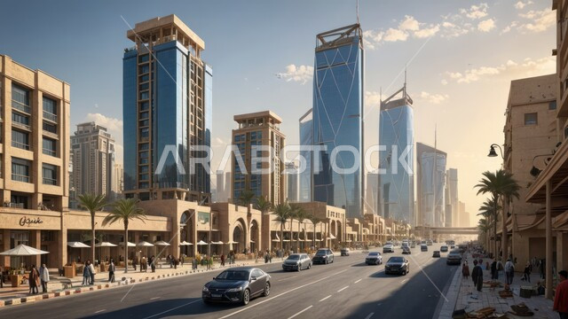 Modern architectural arts and designs of skyscrapers in the Kingdom of ...