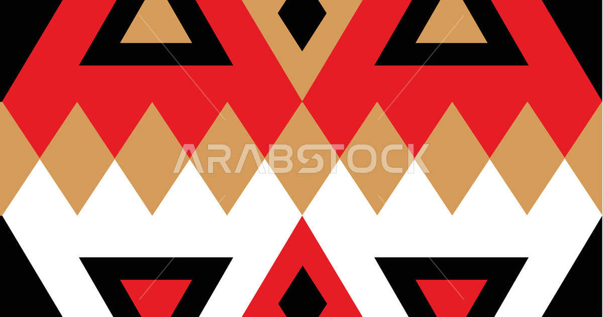 Saudi design for authentic colorful Arabic engravings in the Kingdom of ...