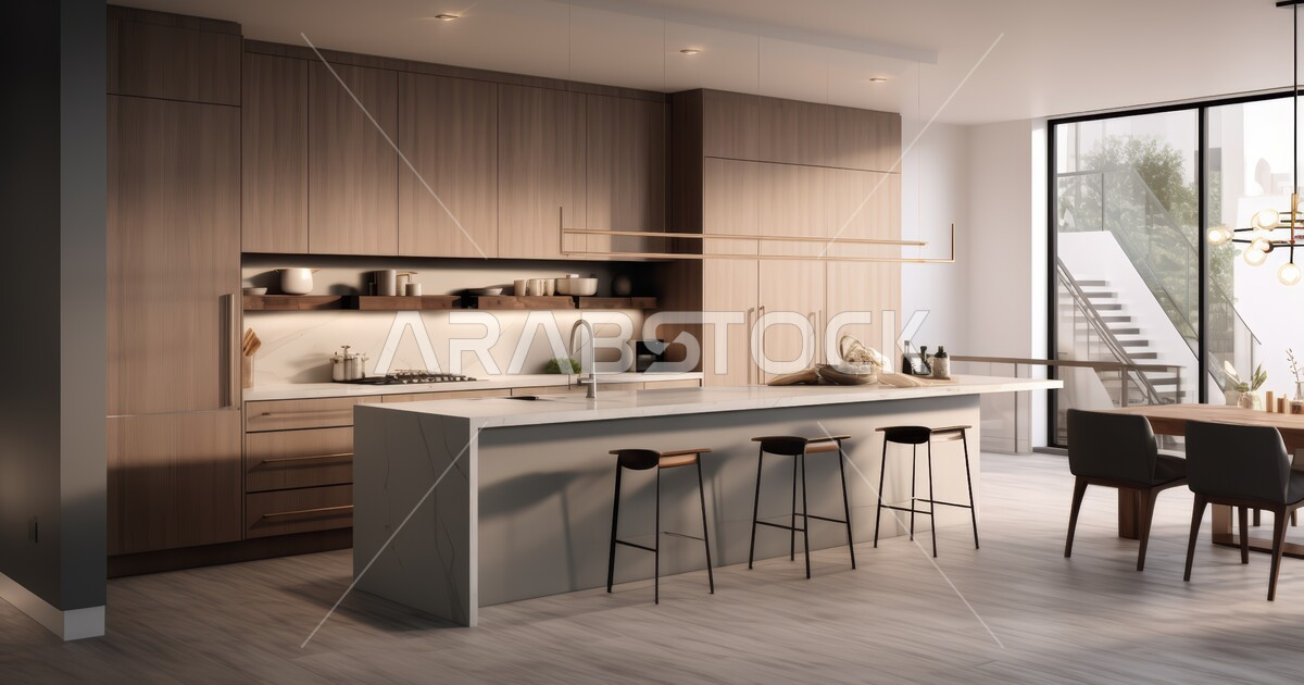 الديكورات العصرية للمطابخ العربية الفاخرة في المملكة العربية السعودية ...