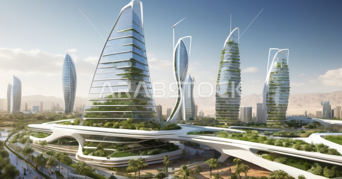 Saudi Vision 2030, architectural engineering art of towers and ...