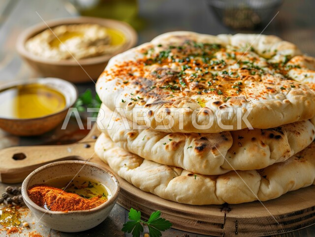 Bread spread in the popular oven, bakeries and ovens in the Kingdom of ...