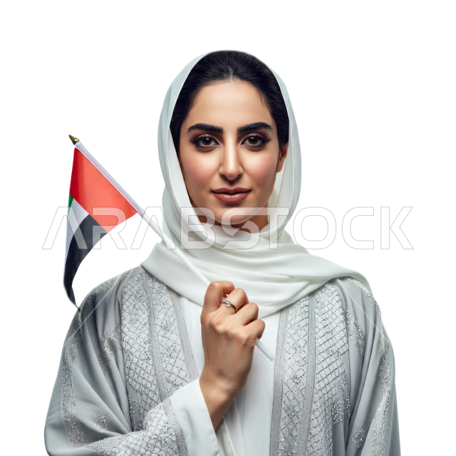 The concept of pride and belonging to the homeland, celebrating the UAE ...
