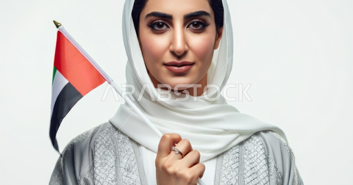 The concept of pride and belonging to the homeland, celebrating the UAE ...