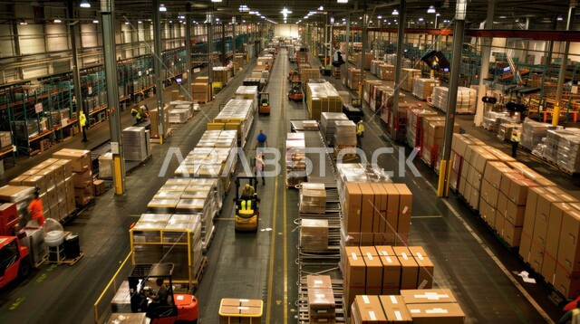 Warehouse packing boxes and cartons, Receiving, storage and ...