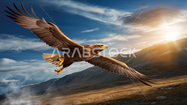 Care and attention to animals, visual acuity of birds of prey, a close ...