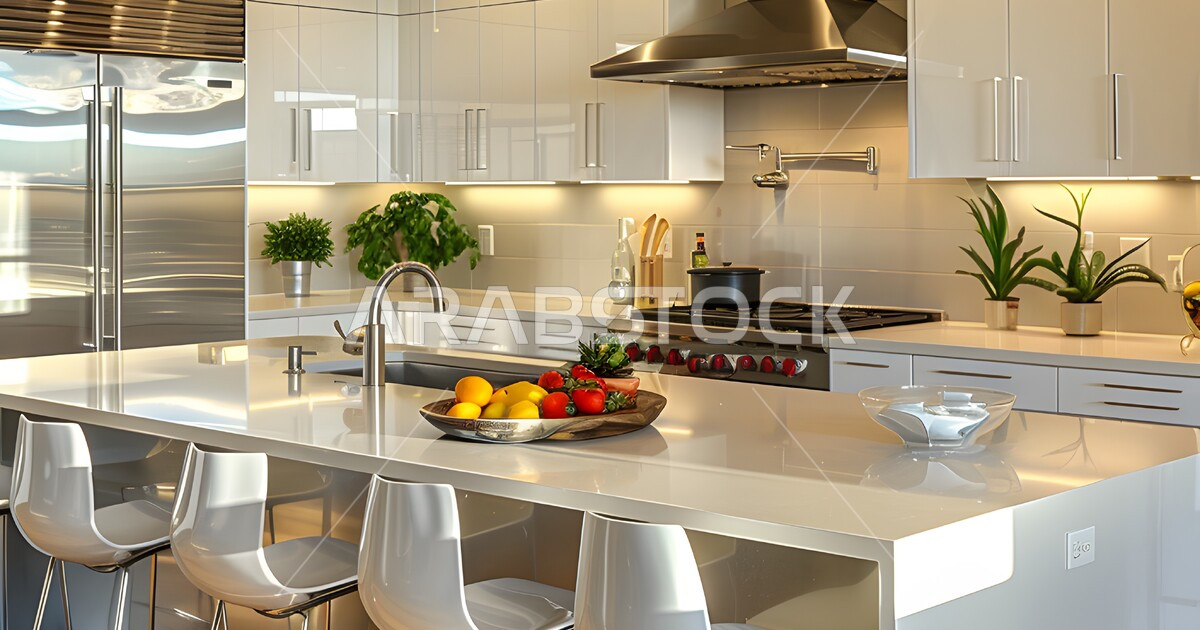 Interior designs and decorations for luxury Arabic kitchens in the ...