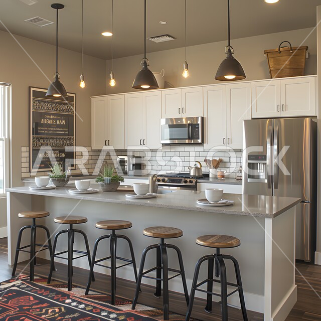 Interior designs and decorations for luxury Arabic kitchens in the ...