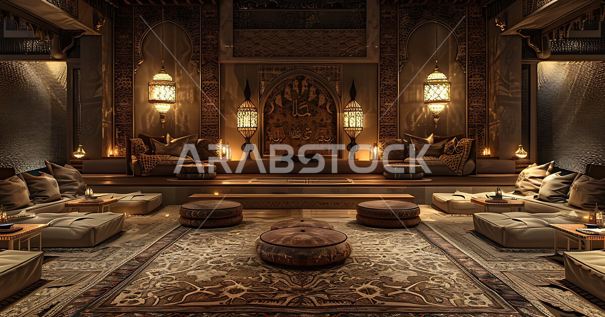 Antique decorations in the Kingdom of Saudi Arabia, traditional style ...