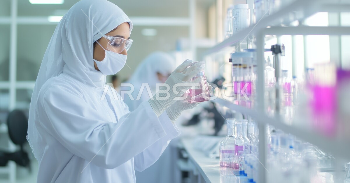 Using sterile glass tubes to analyze various samples, pharmaceutical ...