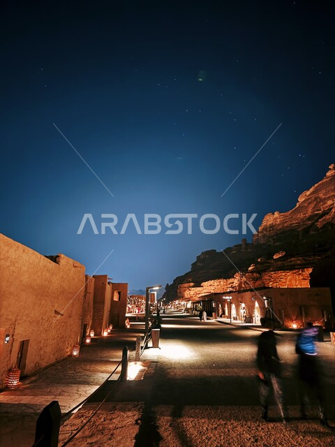 Entertainment tourist places in the market, Al-Ula Heritage Village in ...