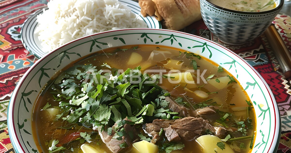 Popular meals and dishes, food presentation arts in Saudi Arabia ...