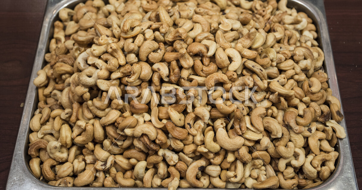 Local Saudi national agricultural products and crops, delicious snacks ...