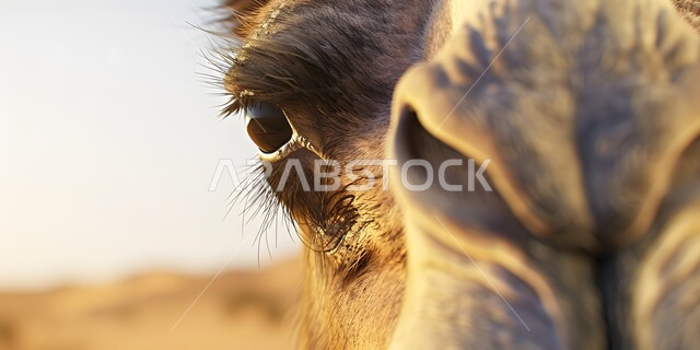 Nature reserves for raising and caring for camels, caring for mammals ...