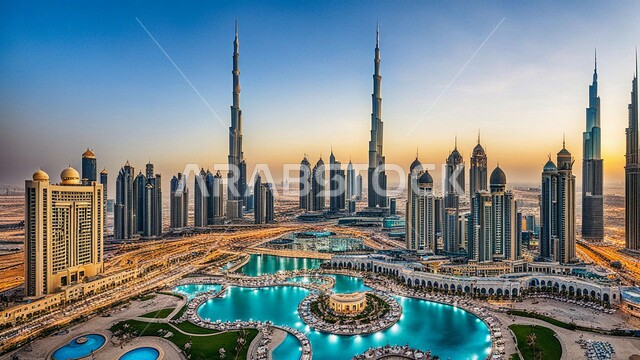 Concept of infrastructure development and improvement, imaginary view ...