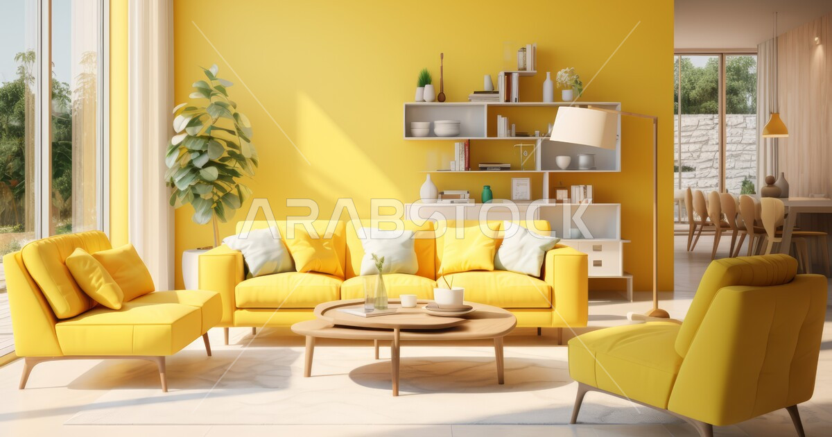 شقق وفلل سكنية في المملكة العربية السعودية، أثاث منزلي راقي ومريح بالون ...