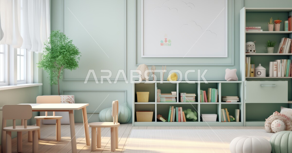 Cultural places and study halls in Saudi Arabia, green office furniture ...