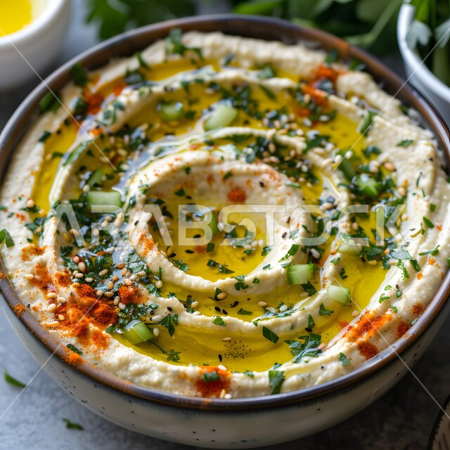 Traditional Arabic popular dishes, delicious healthy food recipes, a ...