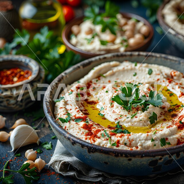 A plate of cold appetizers, the art of presentation in restaurants and ...