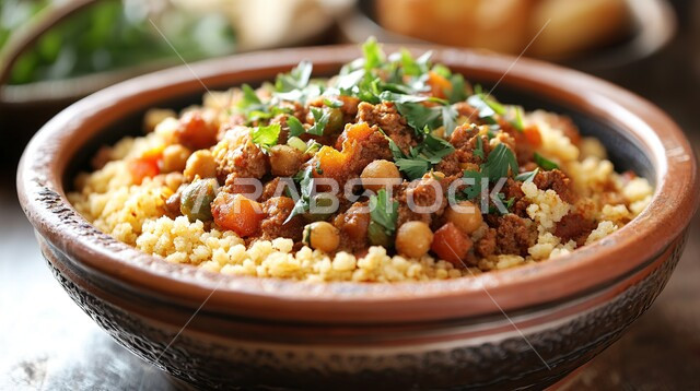 Catering arts in oriental restaurants, traditional Arabic food and ...