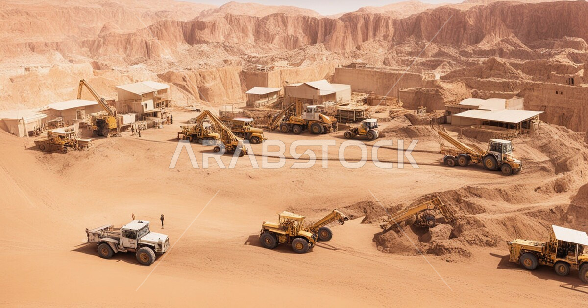 Raw underground resources prospecting areas, natural coal mine ...