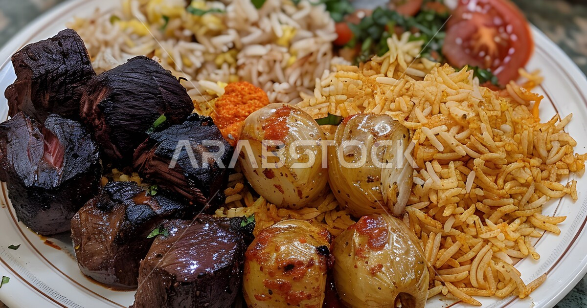Traditional food recipes, food presentation arts in Saudi Arabia ...
