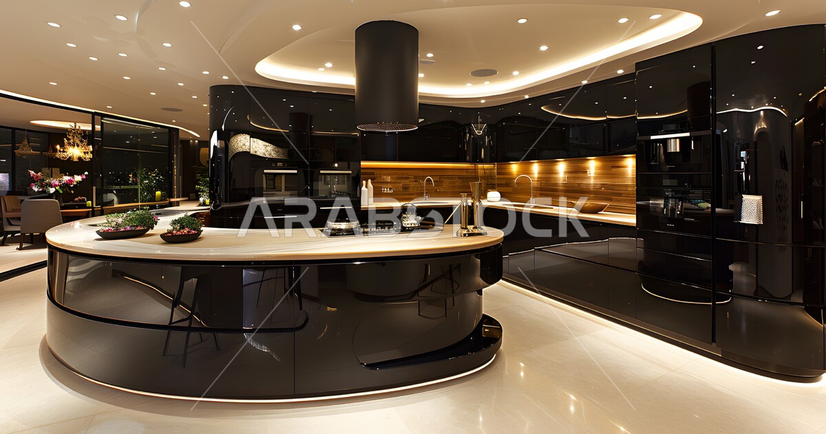 Modern design of luxury kitchens in the Kingdom of Saudi Arabia ...