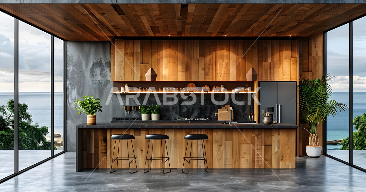 Modern design of luxury kitchens in the Kingdom of Saudi Arabia ...