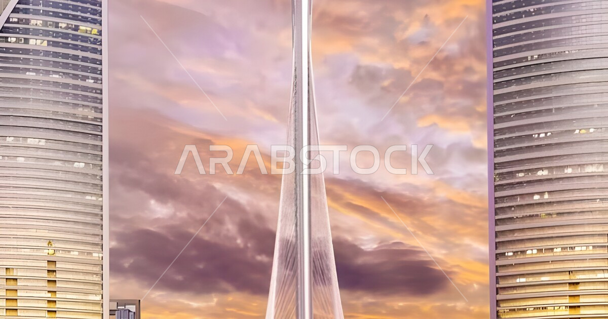 بناء مدن ذكية ومستقبل حضاري ومتطور، منظر تخيلي مستقبلي للتقدم و النمو ...