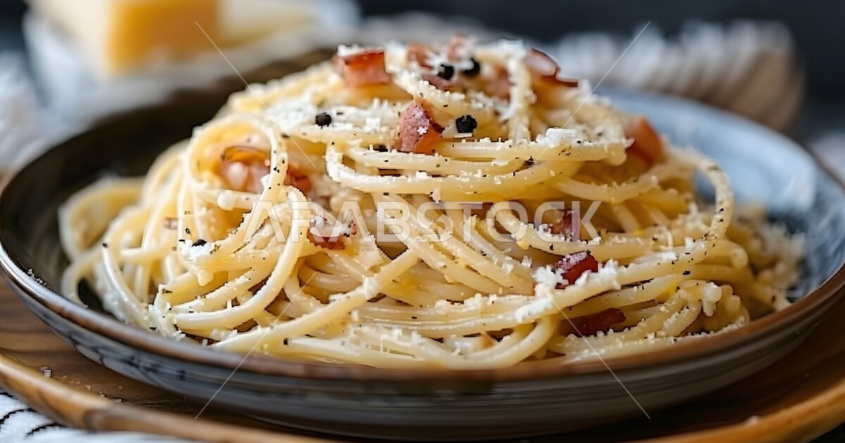 Food presentation techniques, delicious pasta meal, fast food ...