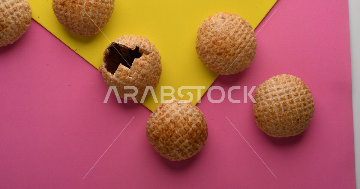 A picture of a maamoul filled with berries, one of the popular ...