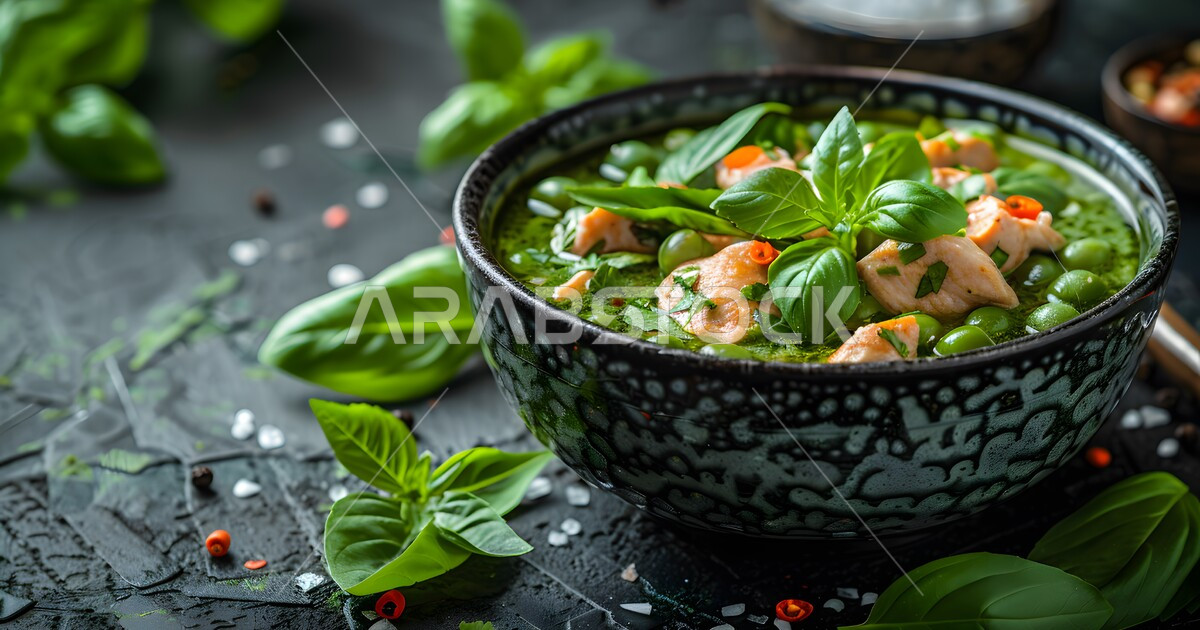 A plate of chicken salad with vegetables, fast food restaurants ...