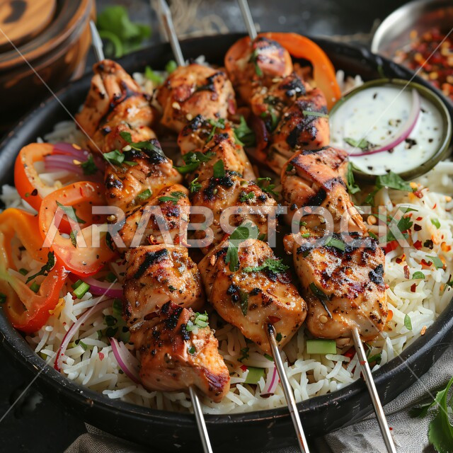 Traditional food recipes, food presentation arts, Saudi Arabia ...