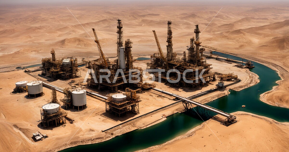 Saudi National Economy Revival, Large and Huge Storage Tanks, Towers ...