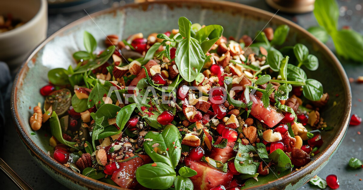 Vitamin rich foods, cold Arabic appetizers and oriental dishes, healthy ...