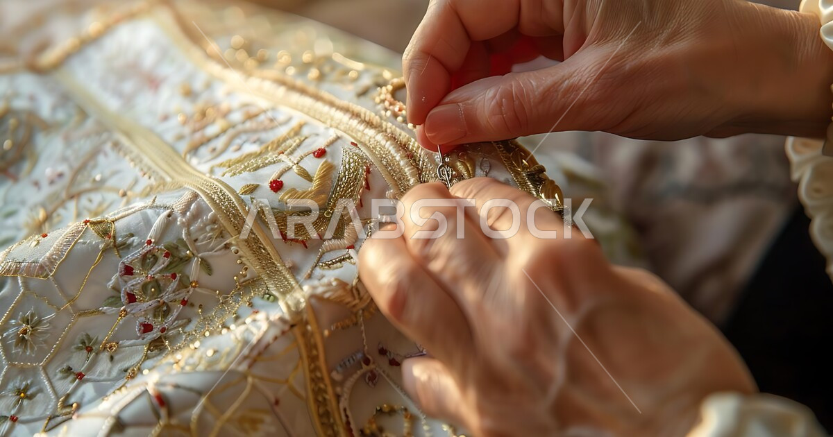 Pride and boasting of the Saudi Gulf crafts and heritage, traditional ...