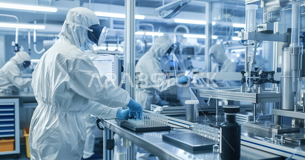 Pharmaceutical industries laboratory, a group of Saudi Arabian Gulf ...