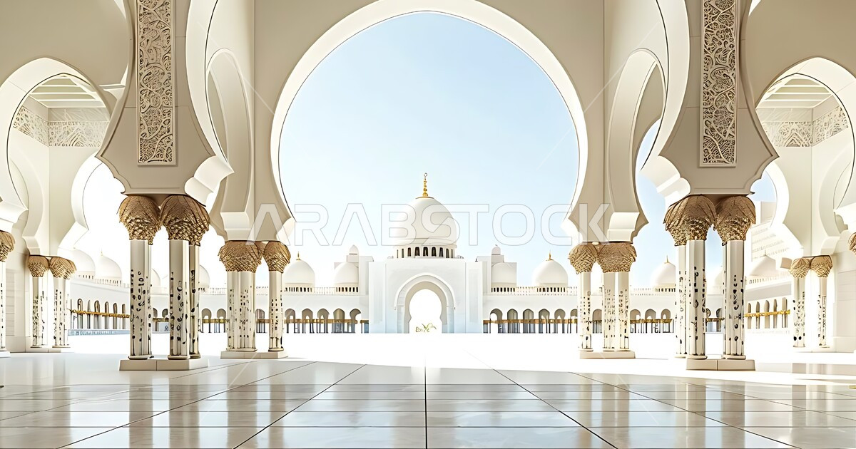 Elegant interior designs and decorations of mosques, decorations and ...