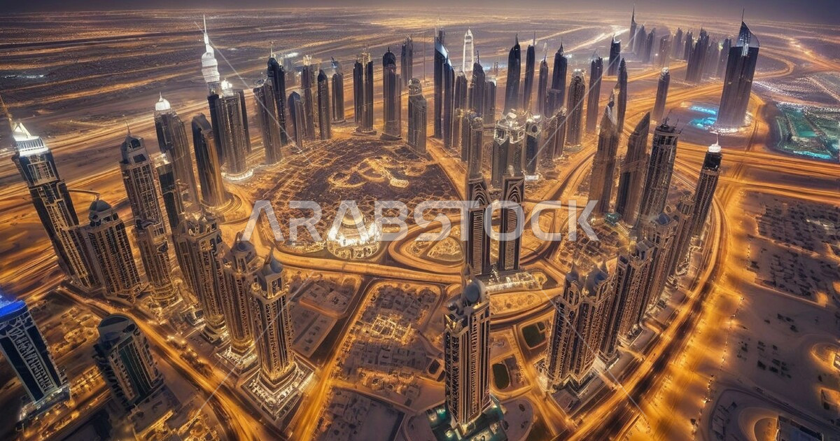 An imaginative future view of urban progress and growth for high-rise ...