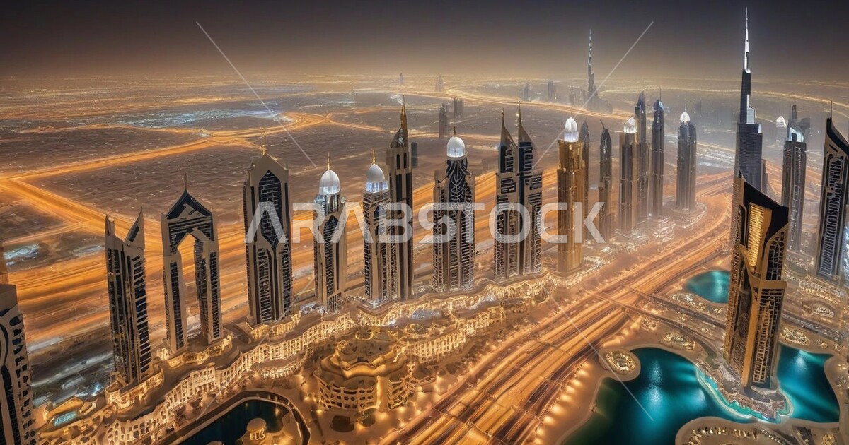 An imaginative future view of urban progress and growth for high-rise ...