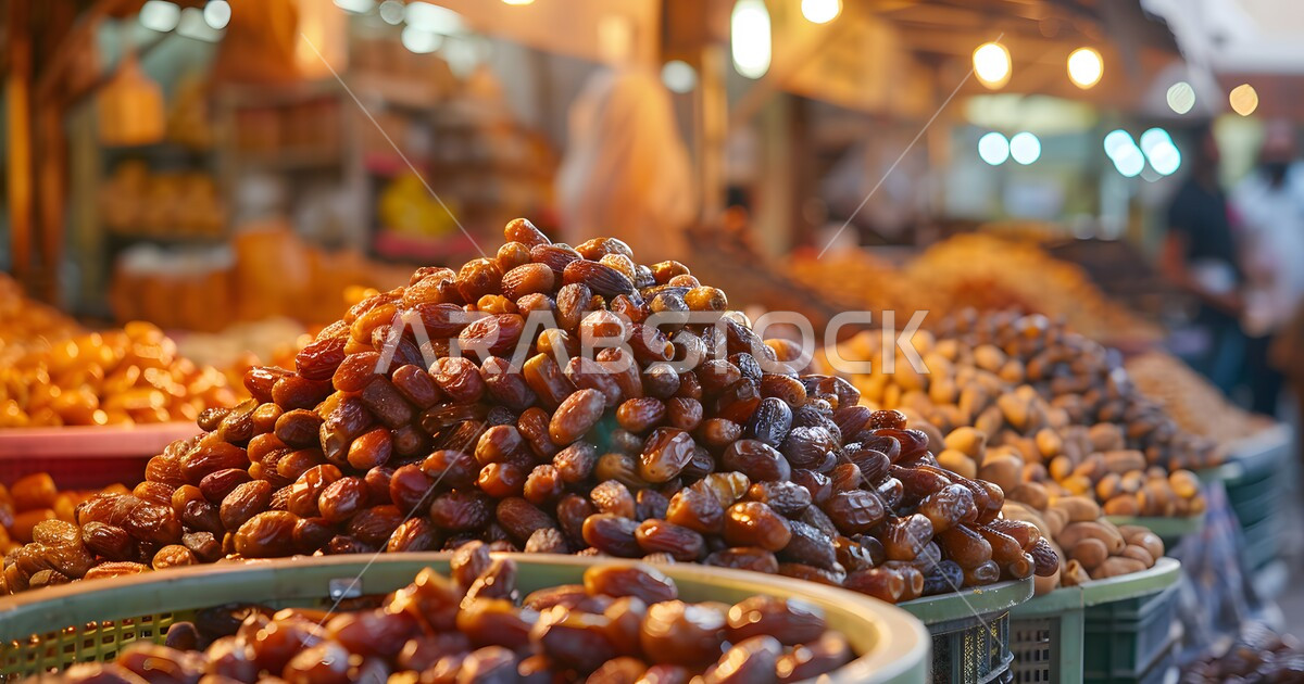Delicious Ramadan hospitality, traditional popular markets selling ...