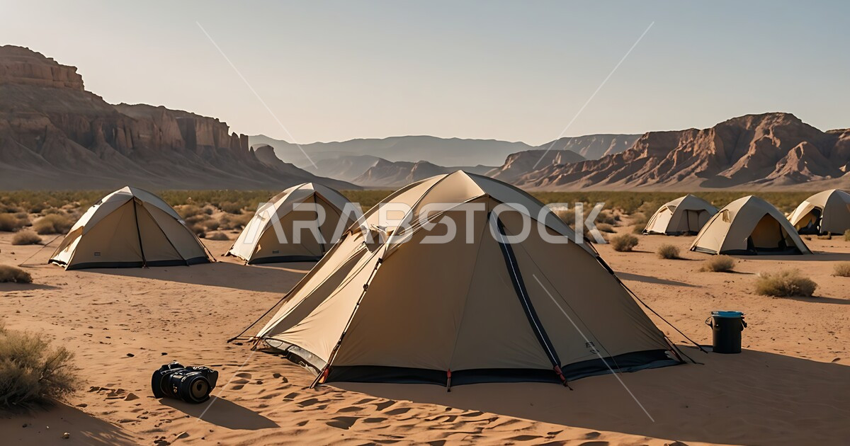 A youth camp and desert session, camping in the deserts of the Kingdom ...