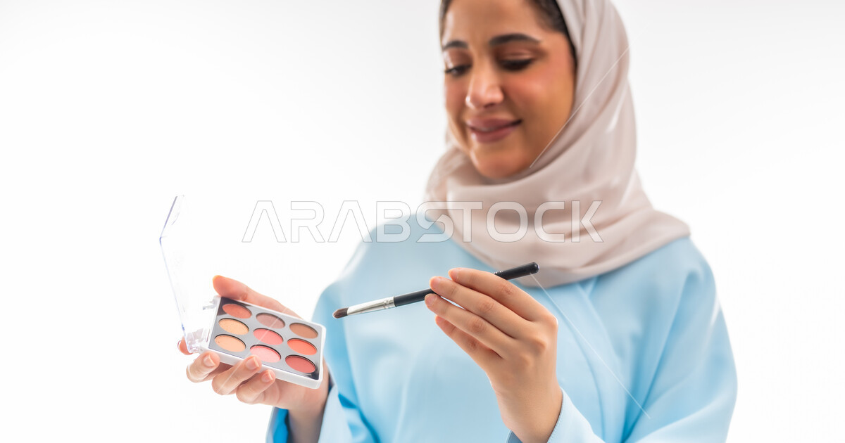 Advertising and marketing concept, femininity and interest in beauty ...