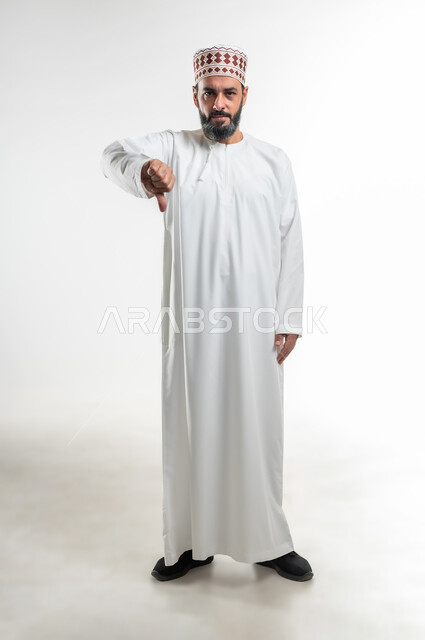 Feeling upset about something, hand gestures indicating rejection, non ...