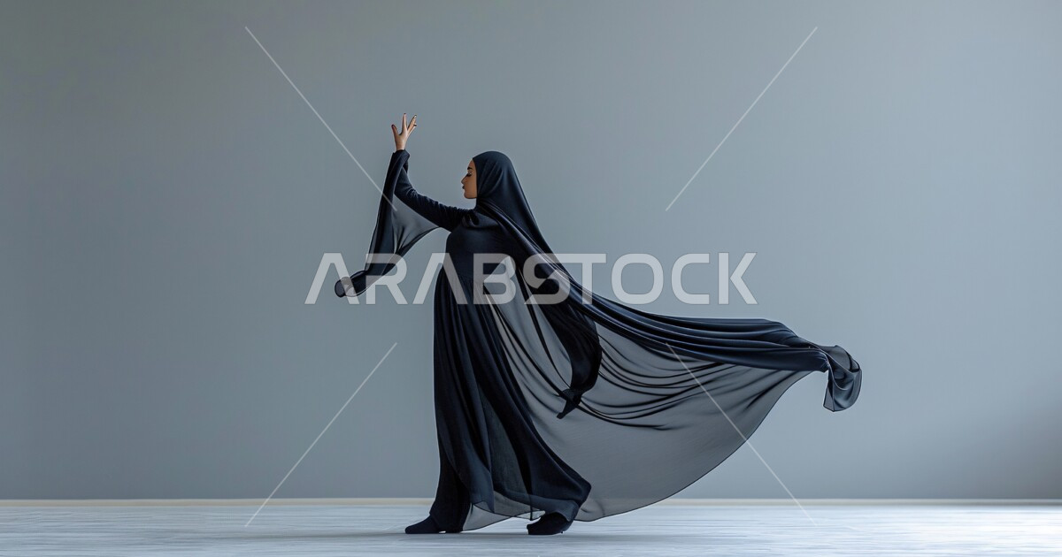 The art of distinctive modern Gulf abayas designs, a portrait of a ...