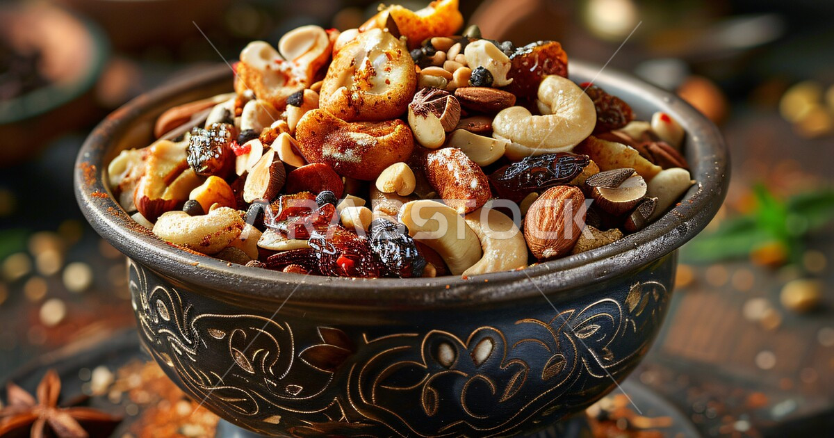 Food presentation arts in Saudi Arabia, a plate of delicious assorted ...