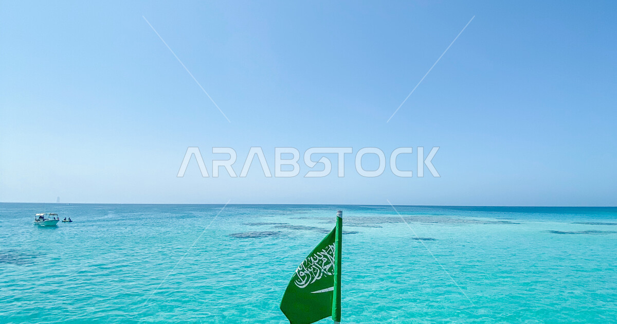 A distinctive view of Bayada Island in Jeddah, Saudi Arabia, a picture ...